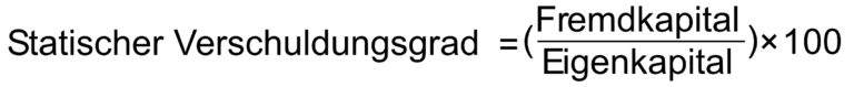 Statischer Verschuldungsgrad - Onpulson Wirtschaftslexikon